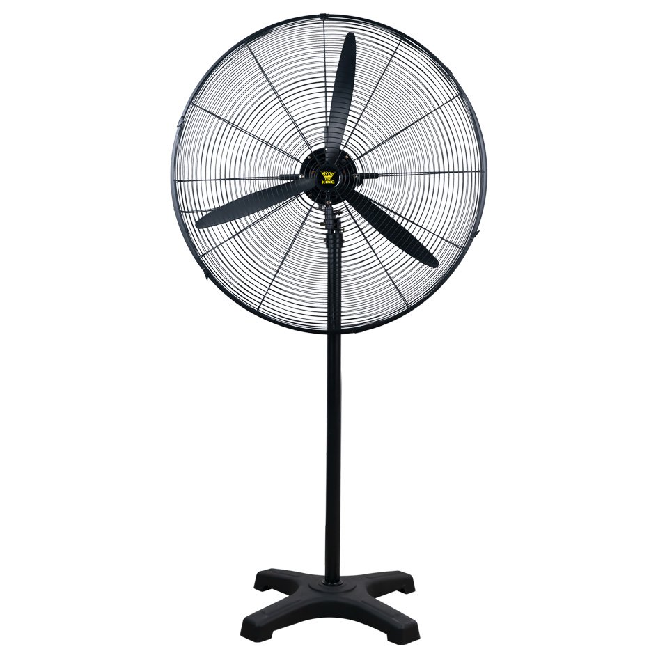 30 Inch Industrial Fan Heavy Duty Pedestal Fan High Power 110V OX ...